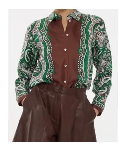 P.a.r.o.s.h Paisley Print Long Sleeve Shirt - Brown