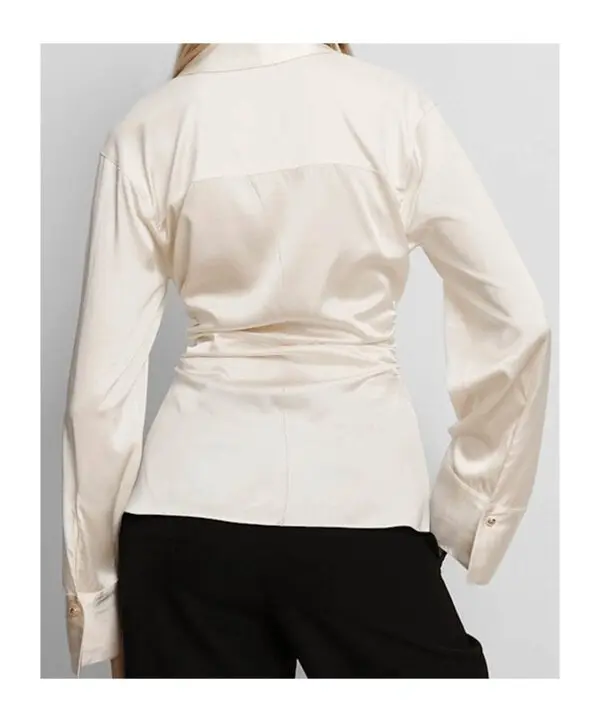 Veronica Beard Shiona Buttoned Top - Ivory