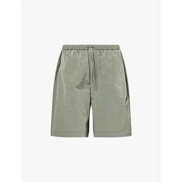 SEVENTH Check Swim Shorts - Tea