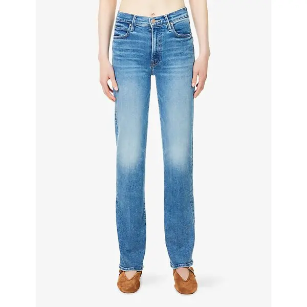 MOTHER The Kick Straight Leg Jeans