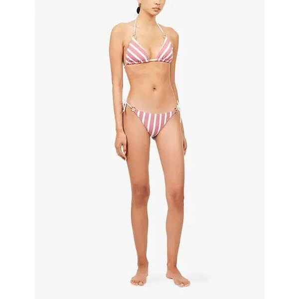Heidi Klein Tramonti Ring Triangle Bikini Bottoms