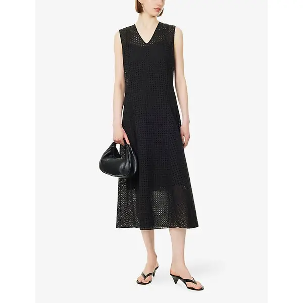 Theory Cotton Midi Dress