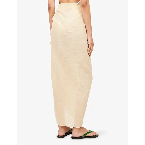 Monday Swimwear St. Tropez Crinkled Linen Sarong