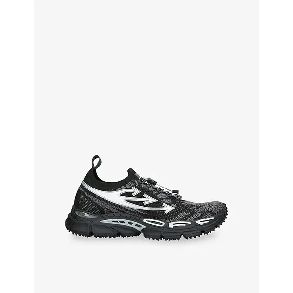 Off-White Be Right Back" Woven Trainers - Black/comb