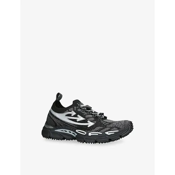 Off-White Be Right Back" Woven Trainers - Black/comb