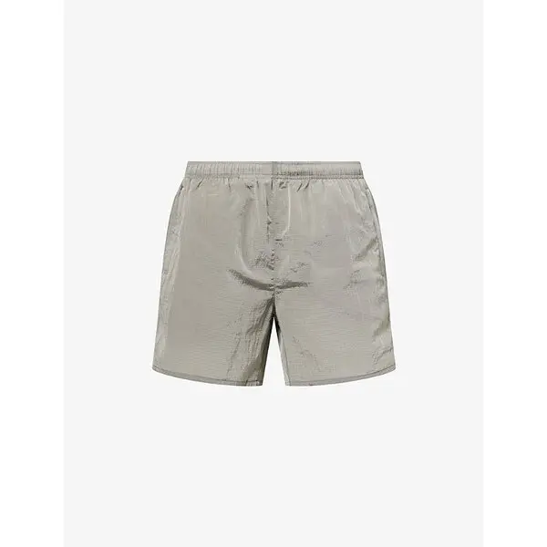 COLE BUXTON Embroidered Logo Swim Shorts - Grey