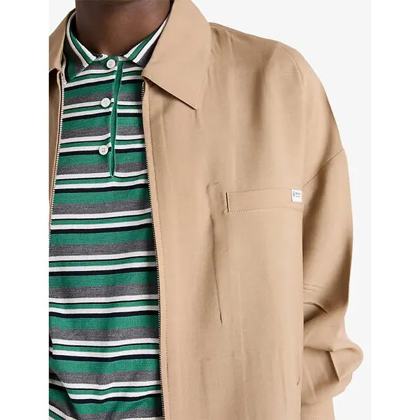 Prada Striped Cotton Polo Shirt