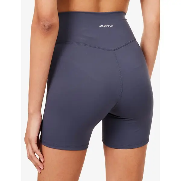 ADANOLA Ultimate Crop Training Shorts - Midnight Blue