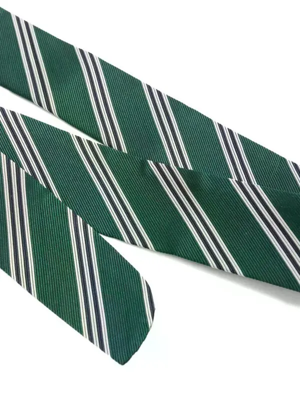 Brooks Brothers Striped D-ring Belt