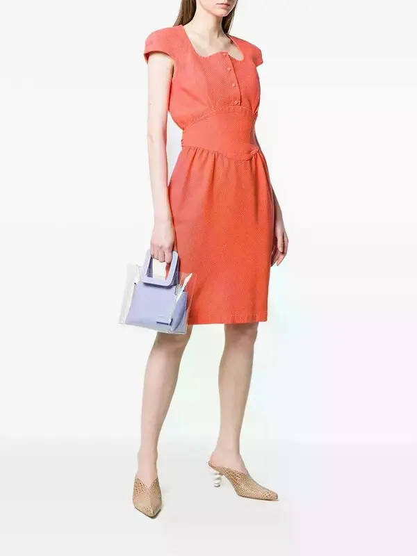 Thierry Mugler Cap Sleeve Pencil Dress