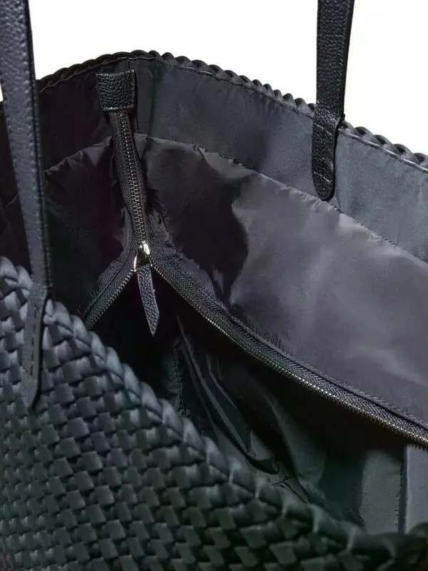 NAGHEDI Large Jet Setter Handwoven Tote Bag - Black