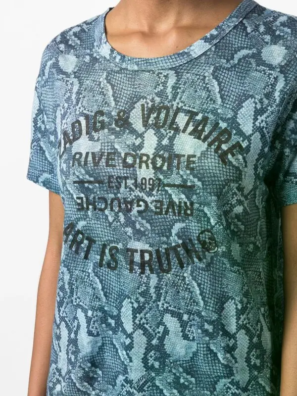 Zadig&Voltaire Marta Wild Blason T-shirt