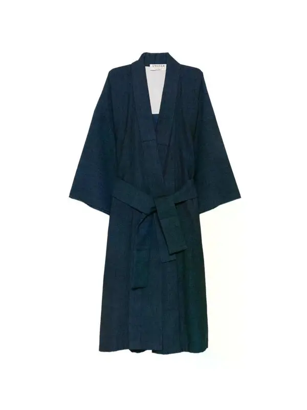 A.N.G.E.L.O. VINTAGE CULT 1990s Tie-fastening Kimono - Blue