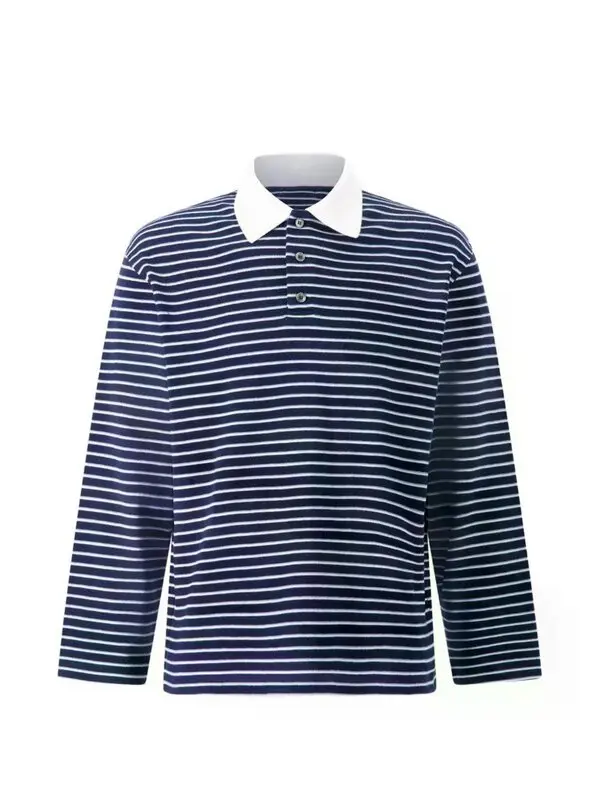 COOR Striped-pattern Polo Shirt