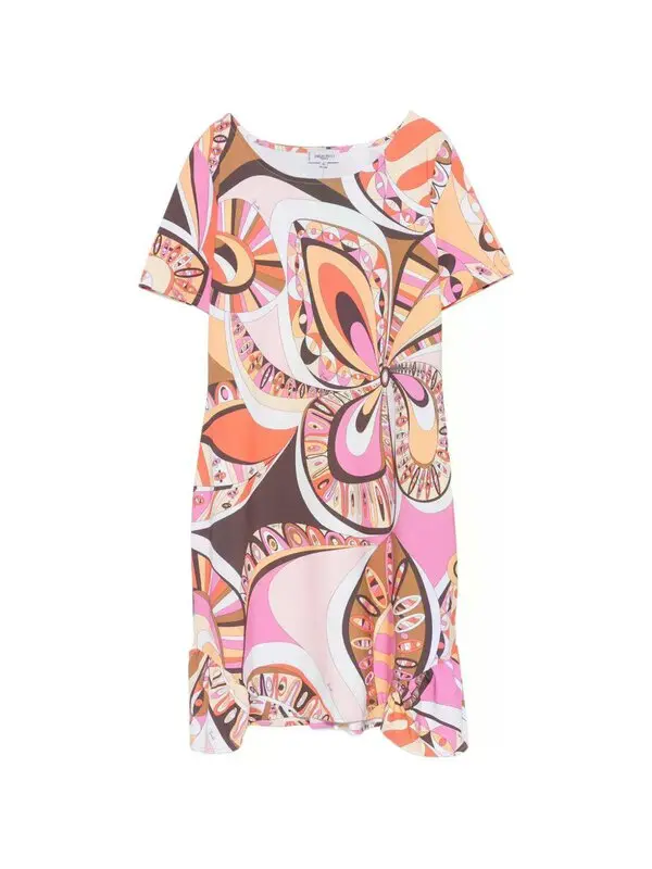 Emilio Pucci Abstract Print Mini Dress