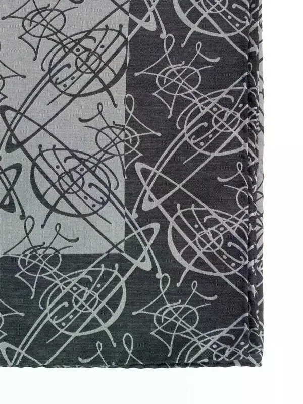VIVIENNE WESTWOOD Orb Monogram Scarf