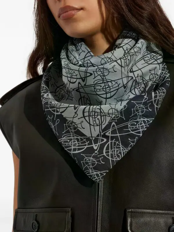 VIVIENNE WESTWOOD Orb Monogram Scarf