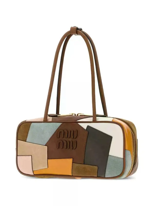 Miu Miu Patchwork Leather Shoulder Bag