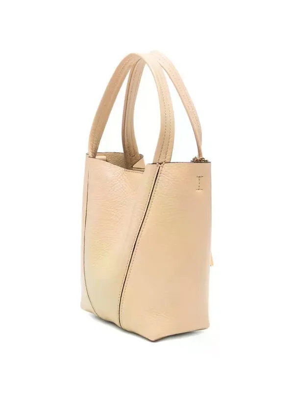 Chloé Ring Detail Leather Tote Bag