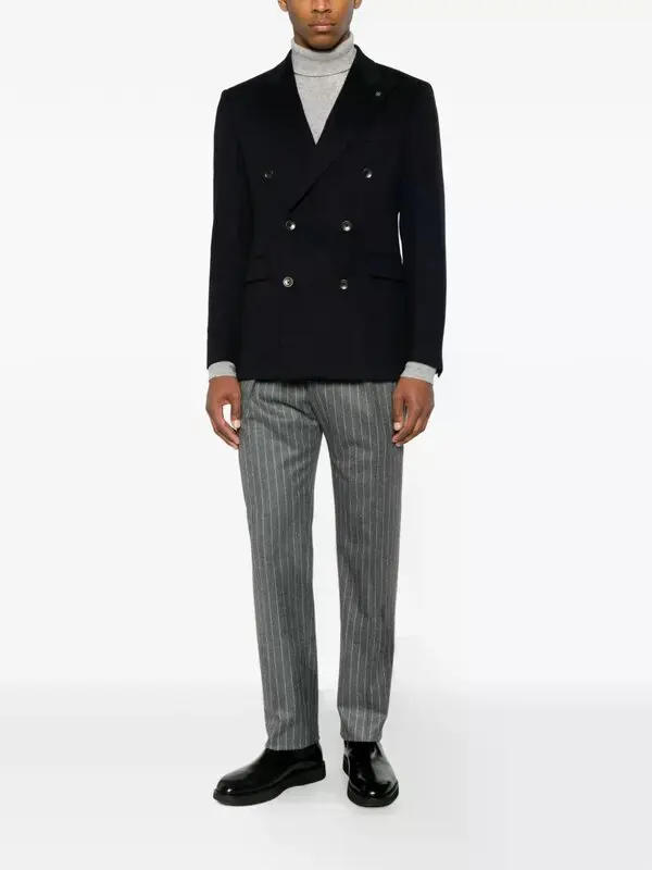 Tagliatore Double-breasted Blazer - Blue