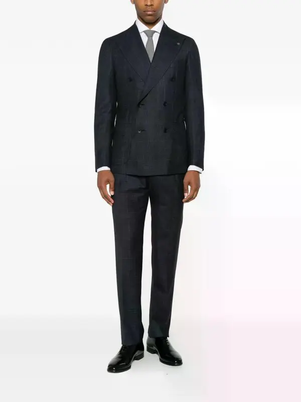 Tagliatore Double-breasted Check Suit