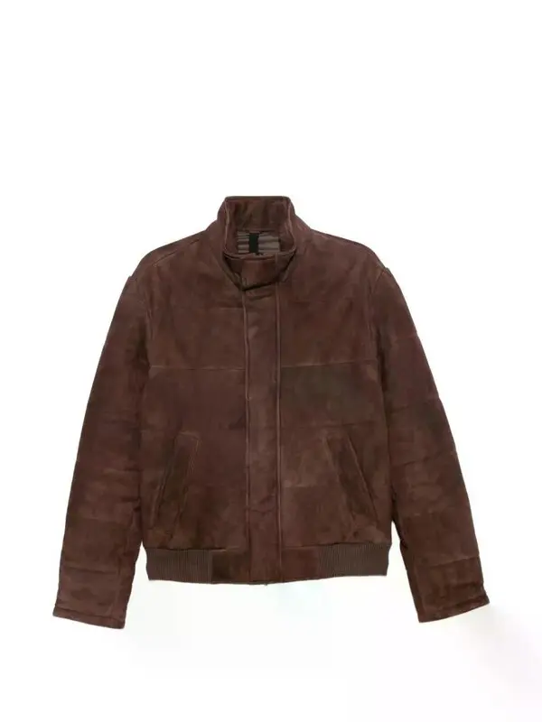 Tagliatore Quilted Suede Jacket