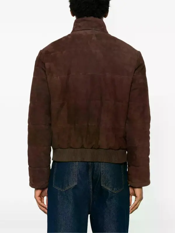 Tagliatore Quilted Suede Jacket