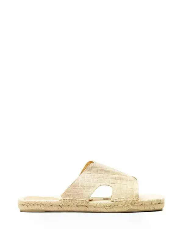 CastaÑer Cut-out Flat Espadrilles