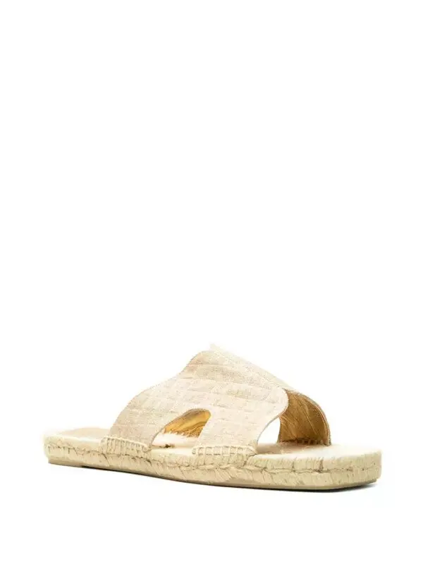 CastaÑer Cut-out Flat Espadrilles
