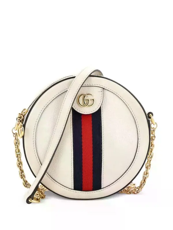 Gucci Ophidia Round Shoulder Bag - Neutrals