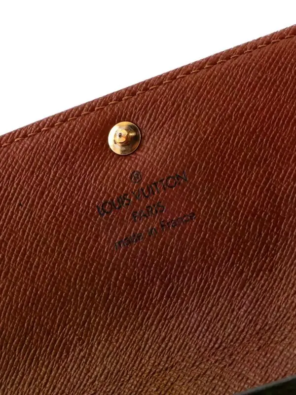 LOUIS VUITTON Vintage Sarah Wallet Monogram Canvas Small Wallets - Brown