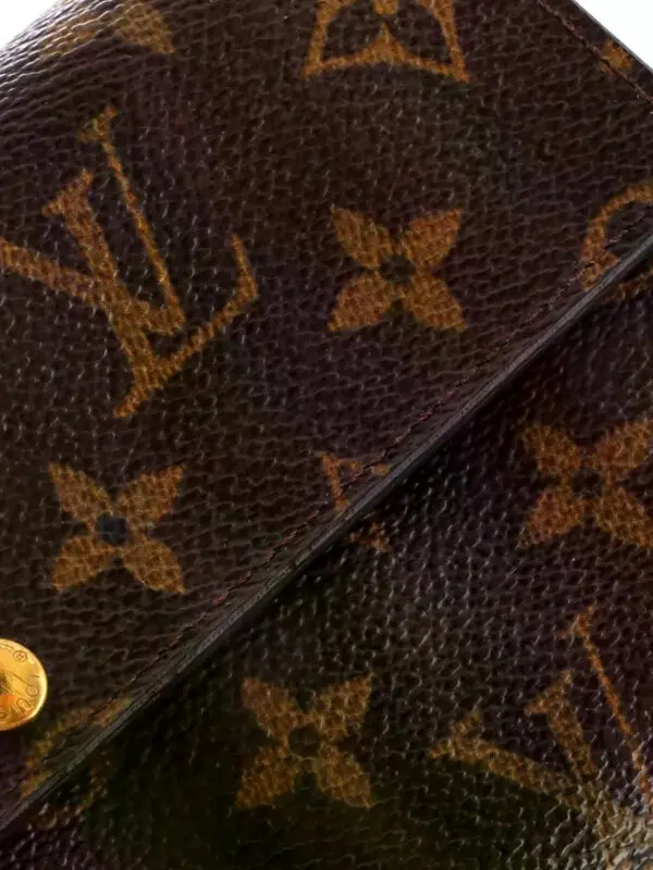 LOUIS VUITTON Vintage Sarah Wallet Monogram Canvas Small Wallets - Brown