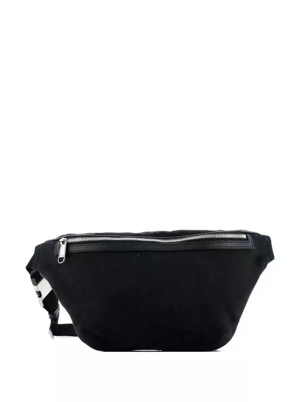 Gucci Jumbo Gg Canvas Large Belt Bag - Black