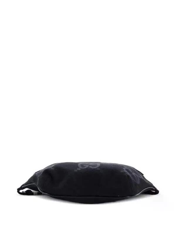 Gucci Jumbo Gg Canvas Large Belt Bag - Black