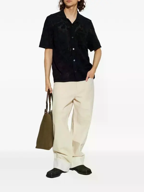 SAMSOE SAMSOE Saconald Open-knit Shirt