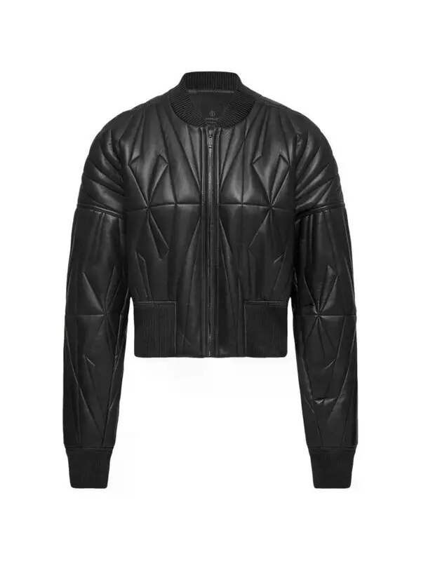 MONCLER + RICK OWENS Geocamo Quilted Leather Jacket