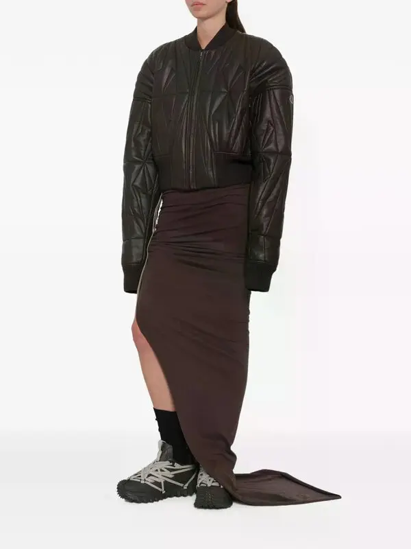 MONCLER + RICK OWENS Geocamo Quilted Leather Jacket