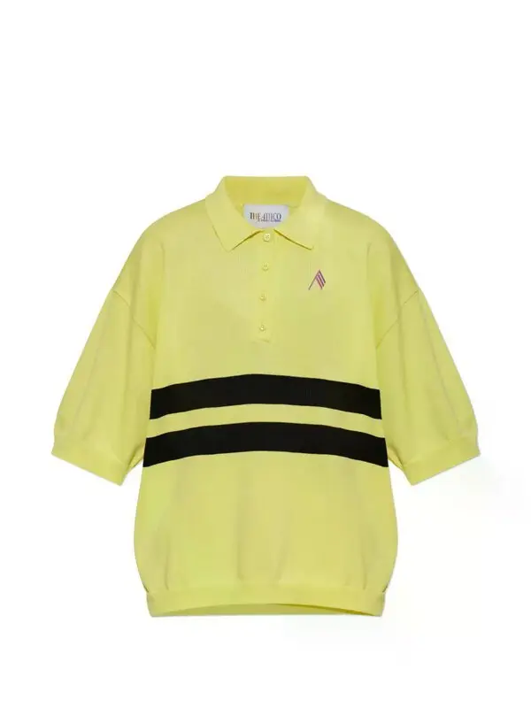 Attico Striped Polo Shirt