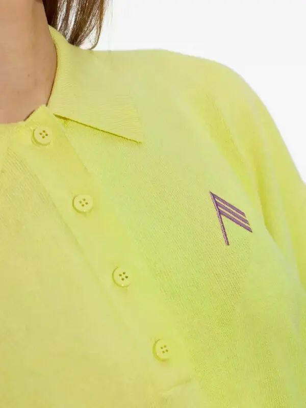 Attico Striped Polo Shirt