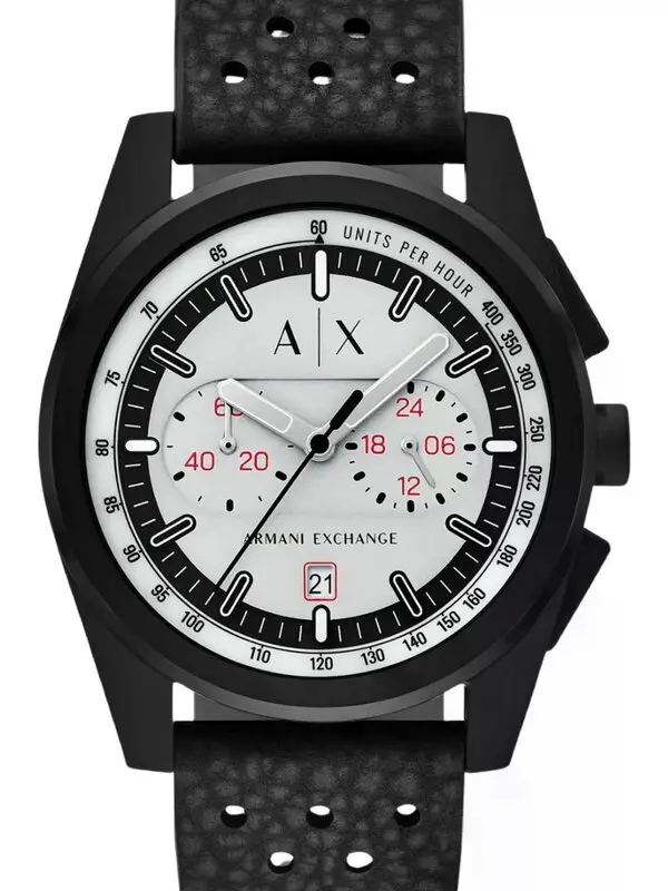 Armani Exchange Chronograph Watch With Dial - Grey