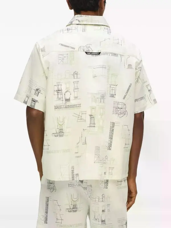 Karl Lagerfeld Rue St-guillaume Printed Shirt