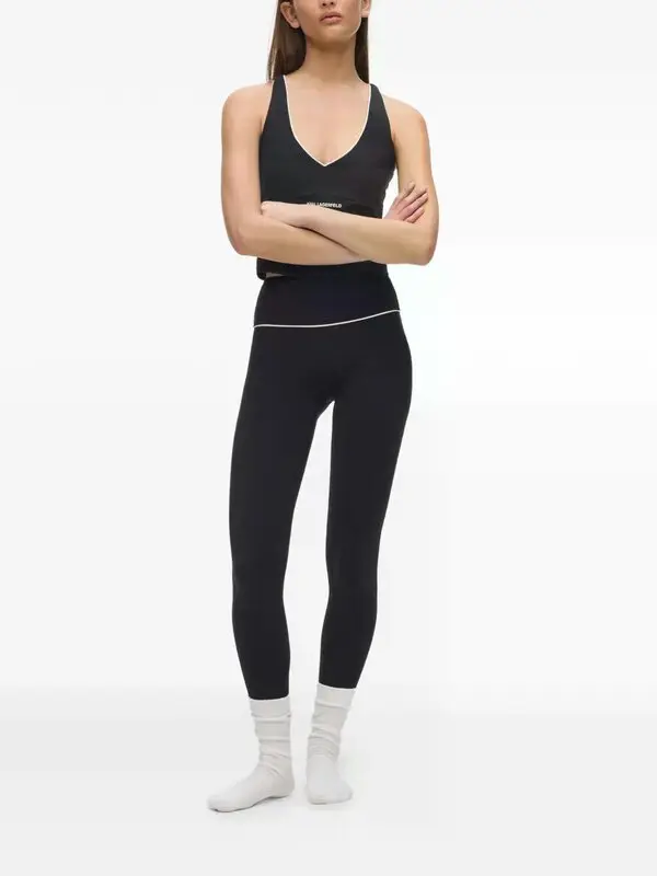 Karl Lagerfeld Contrast-piping Leggings