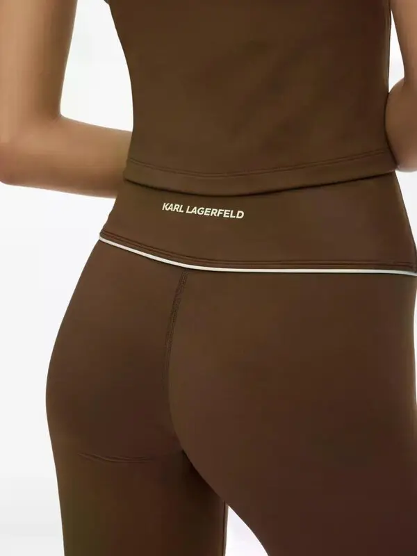 Karl Lagerfeld Contrast-piping Leggings
