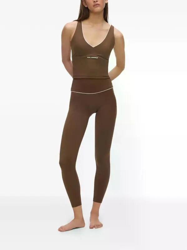 Karl Lagerfeld Contrast-piping Leggings