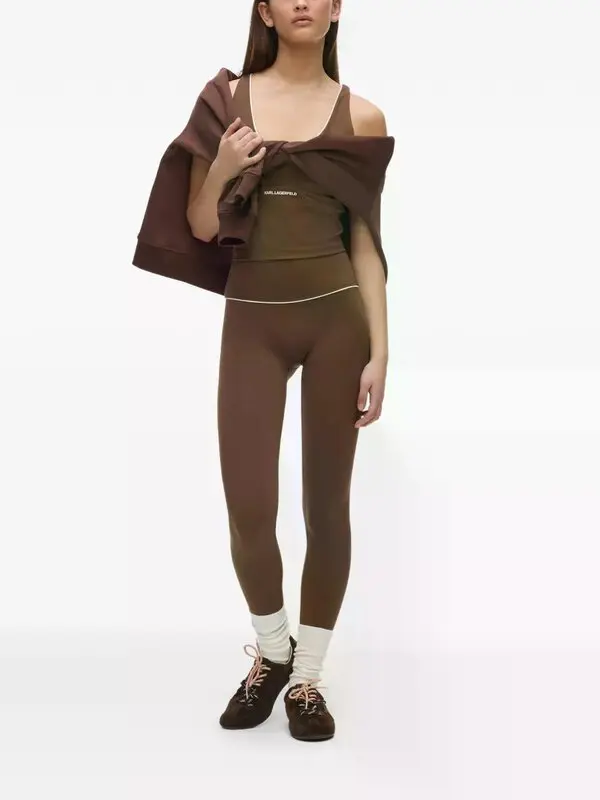 Karl Lagerfeld Contrast-piping Leggings