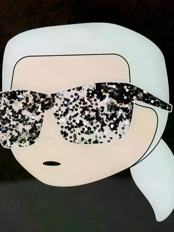 Karl Lagerfeld Glitter Iphone 17 Phone Case