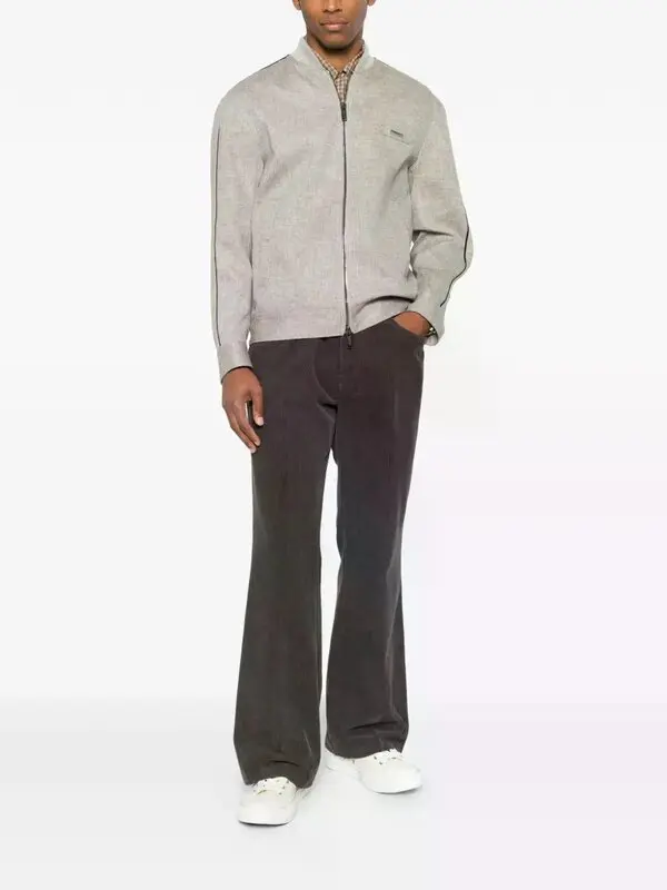 Iceberg Logo Plaque Side Stripe Jacket
