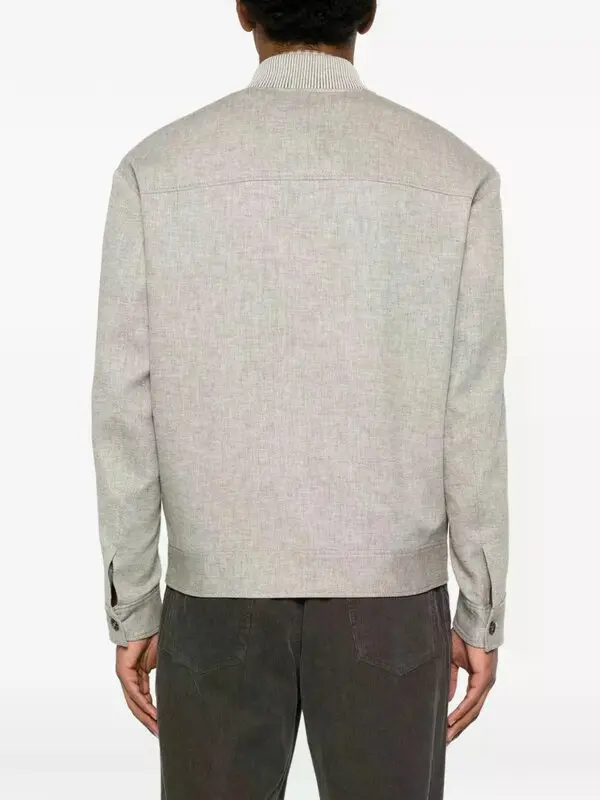 Iceberg Logo Plaque Side Stripe Jacket