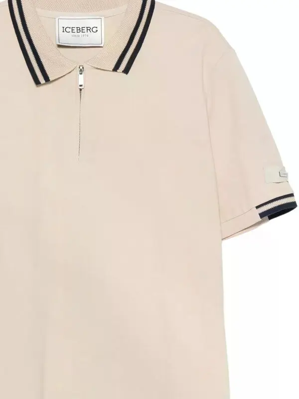 Iceberg Zip-fastening Polo Shirt