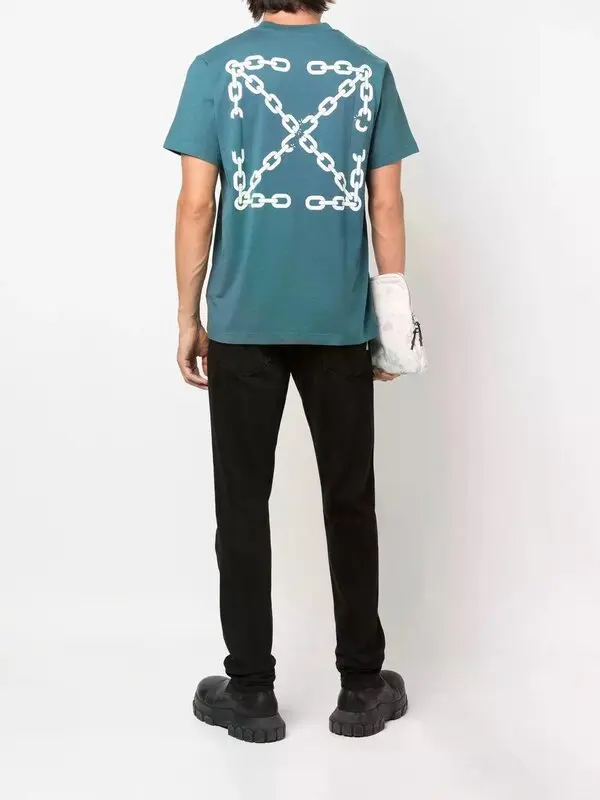 Off-White Chain-link Arrows-print T-shirt
